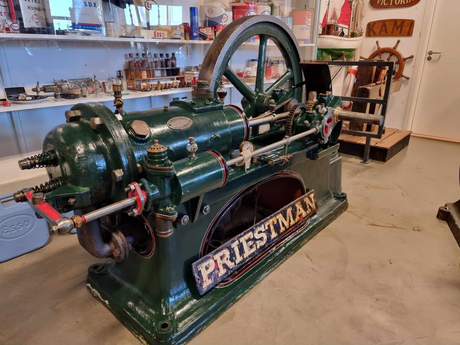 Priestman - 4 HK - Maskinrummet Skagen